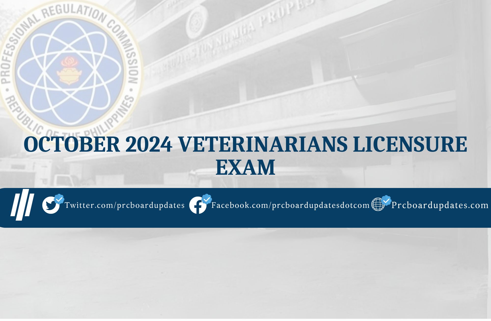 October 2024 Veterinarians Licensure Exam - prcboardupdates.com